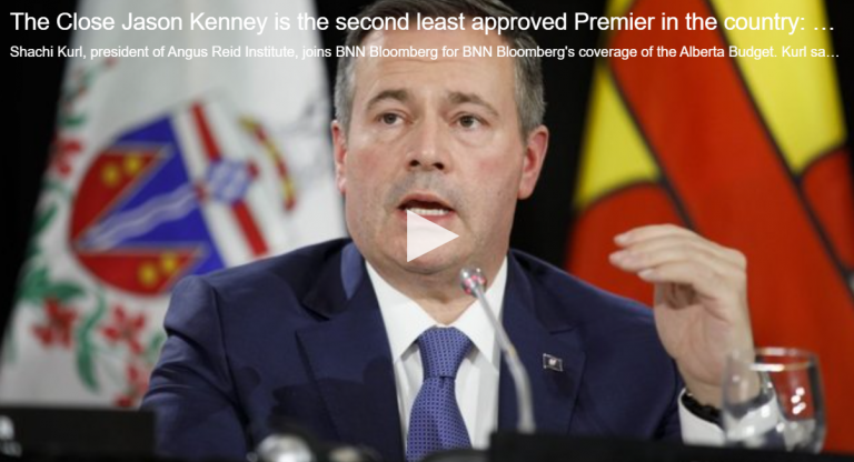 Jason Kenney’s Low Approval Rating Among Canadian Premiers